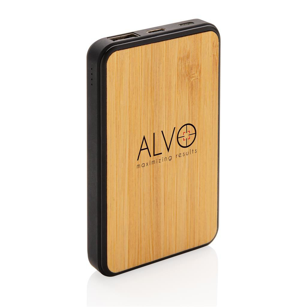Bamboo powerbank 5000 mAh | Promotional Products Home, Bourne International
