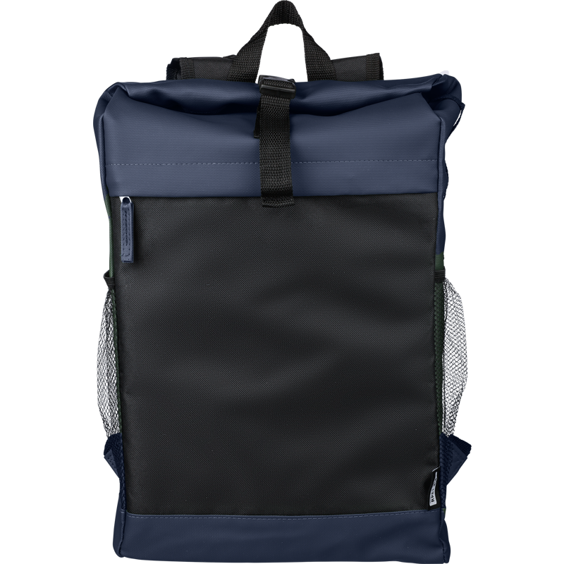 The Yani Rpet Polyester Roll Top Backpack | Promotional Products Home ...